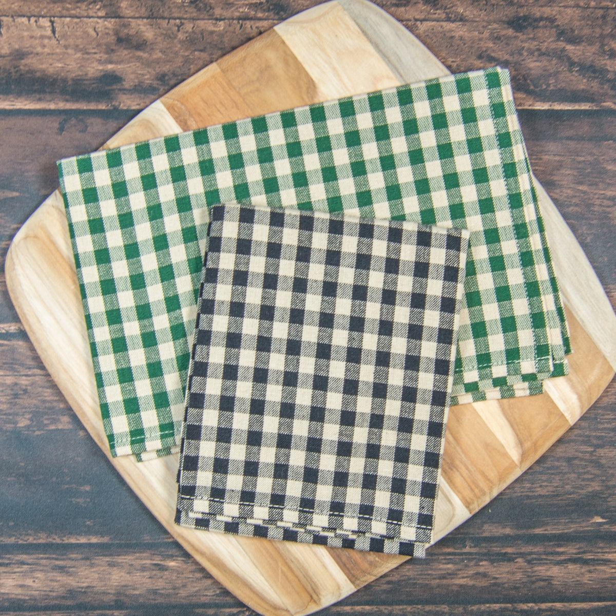Small Check Tea Towels — Dunroven House, Inc.