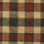 Tri-Color Checks on Tea Dye Homespun Fabric Yardage Bolts — Dunroven ...