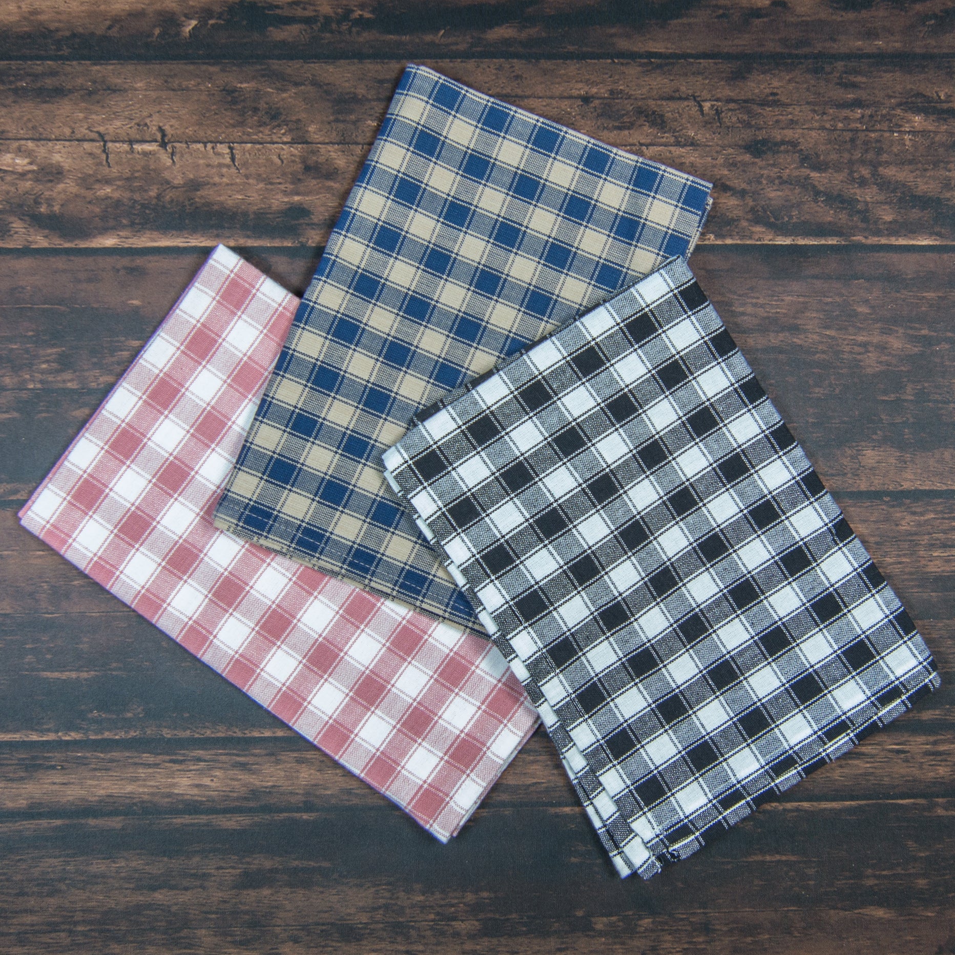 Check Tea Towels — Dunroven House, Inc.