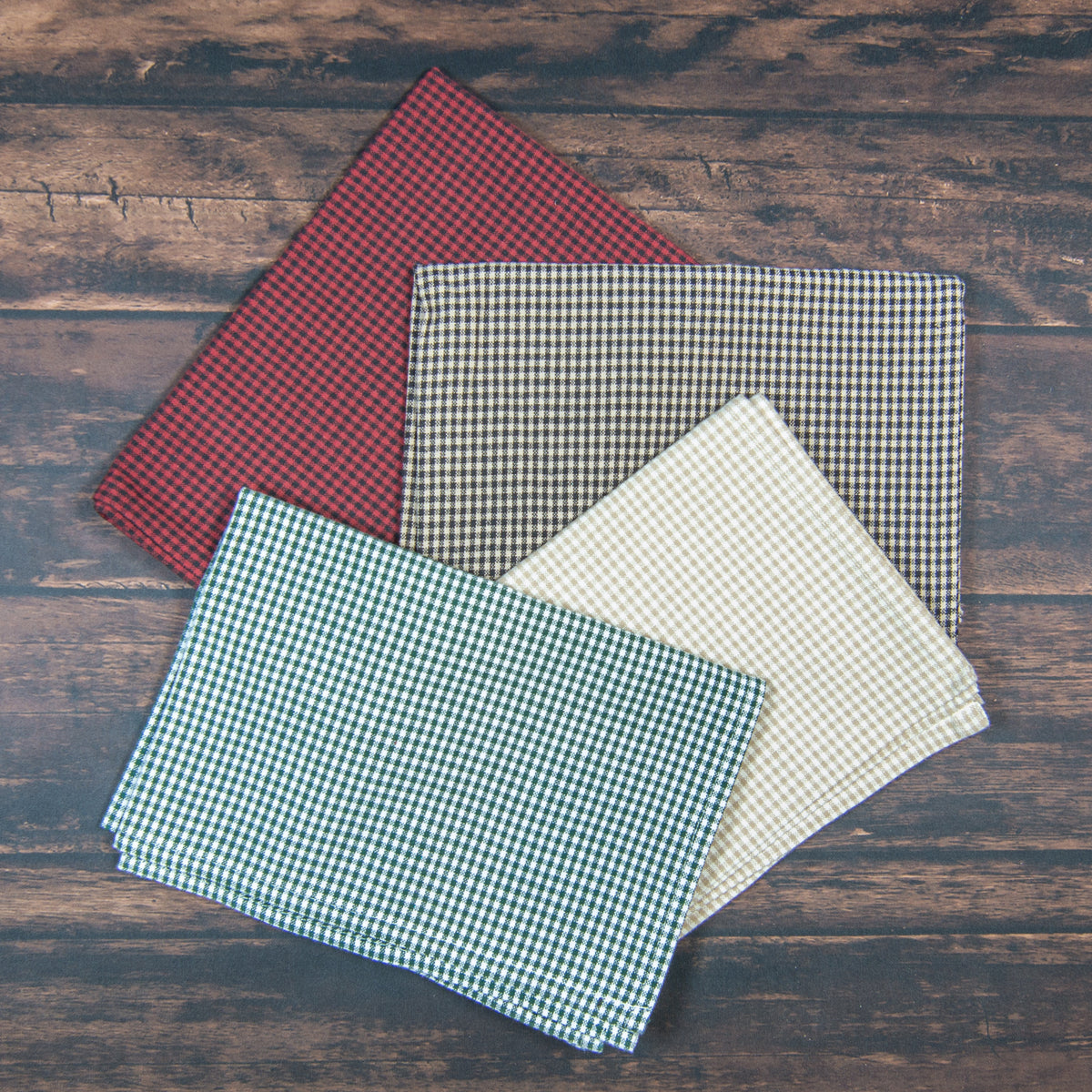 Mini Check Tea Towels — Dunroven House, Inc.