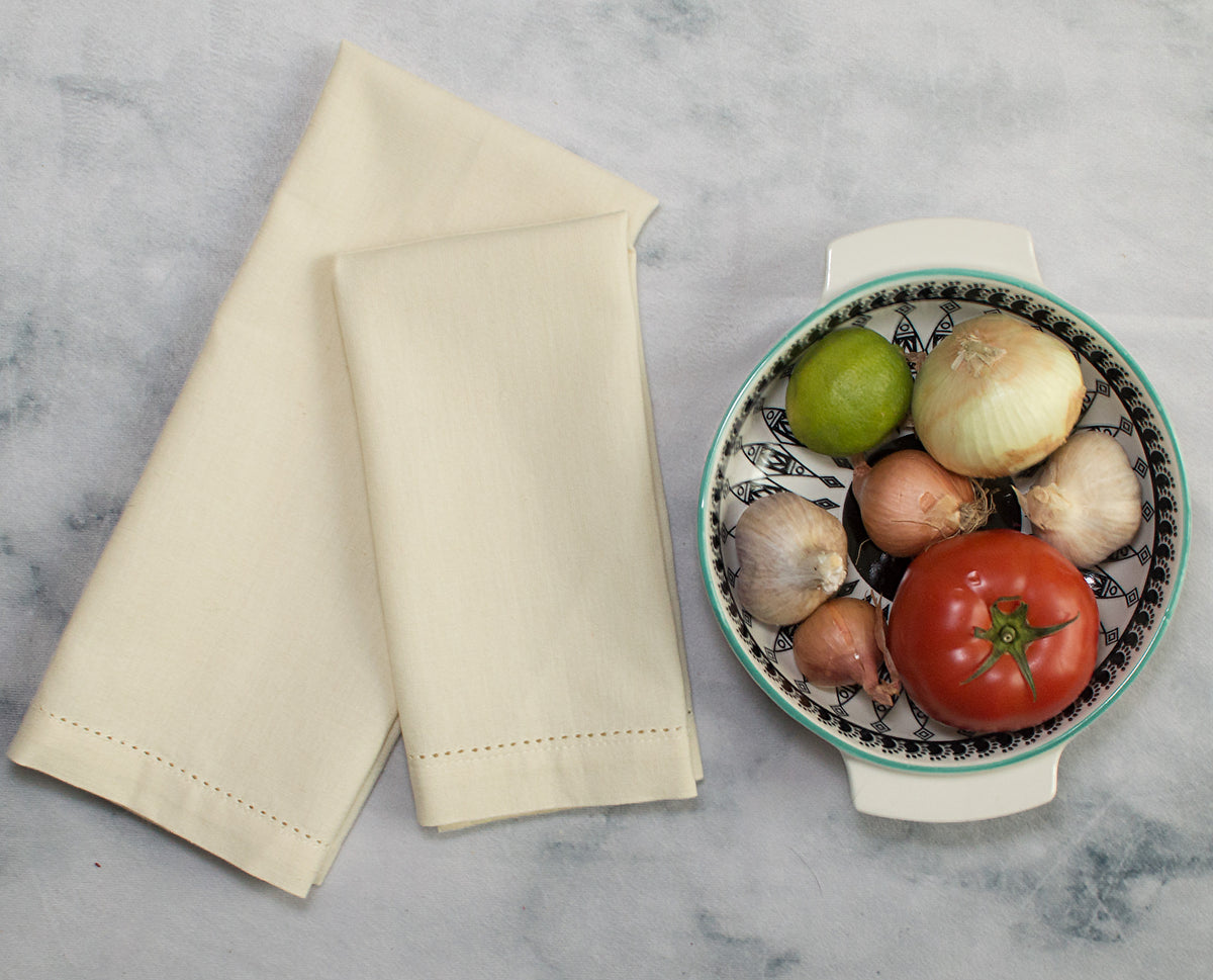Solid Color Hemstitch Finished Tea Towels — Dunroven House, Inc.